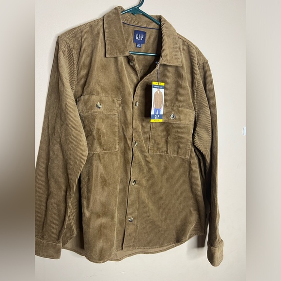 GAP | Jackets & Coats | Nwt Brown Shacket Size Med Mens | Poshmark